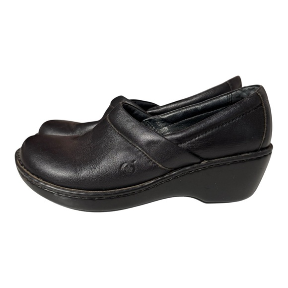 Born | Shoes | Born Black Leather Clogs Size 85 4 | Poshmark